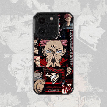 Sukuna Silhouette | Jujutsu Kaisen - Glass Case | Code: 195 – WYT SPACE